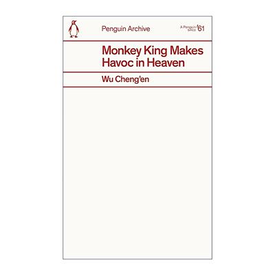 英文原版 Monkey King Makes Havoc in Heaven 大闹天宫 吴承恩 企鹅经典文学90周年纪念系列 英文版 进口英语原版书籍