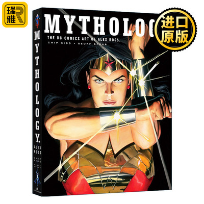 英文原版 Mythology The DC Comics Art of Alex Ross Pantheon Graphic Library 神话 亚历克斯·罗斯DC漫画艺术集 精装 进口书籍