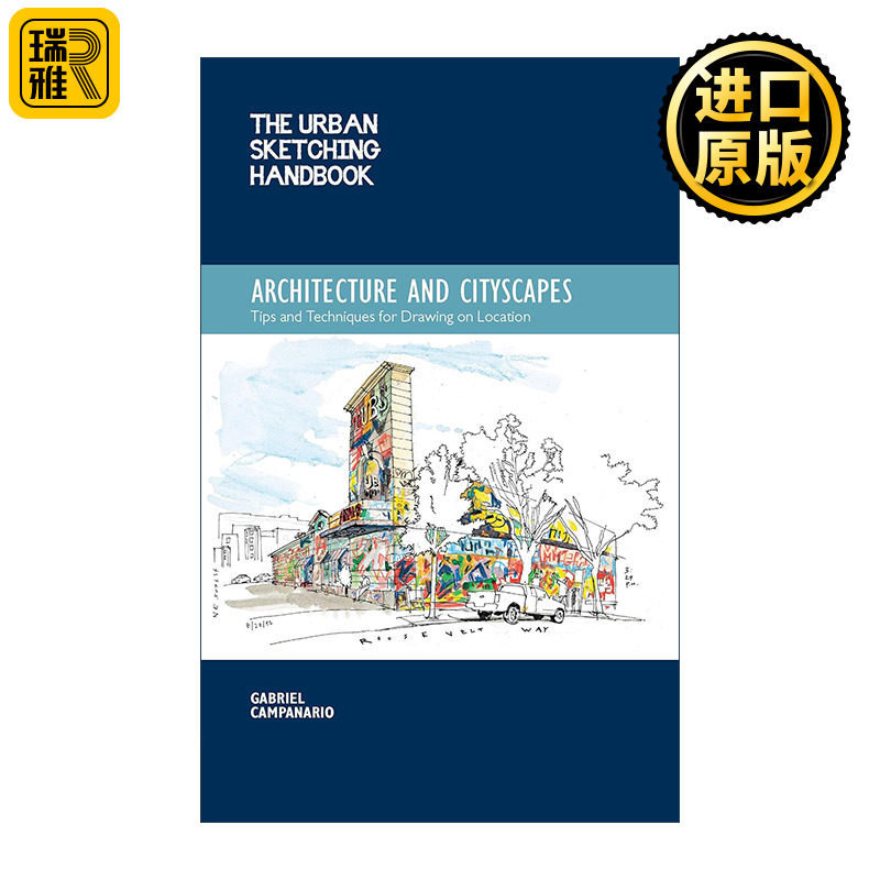 英文原版 The Urban Sketching Handbook Architecture and Cityscapes城市写生手册建筑和 ...