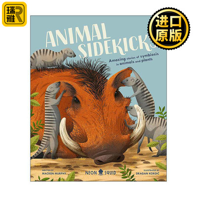 英文原版 Animal Sidekicks 动物伙伴 共生关系 儿童科普百科读物 全彩插图精装 英文版 进口英语原版书籍