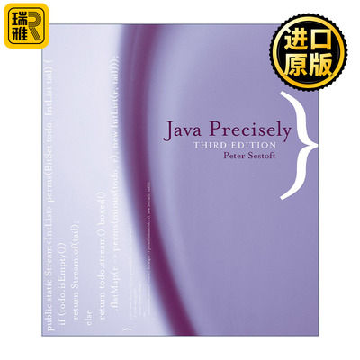 Java Precisely (The MIT Press) Java编程精确指南 第三版 计算机 Peter Sestoft