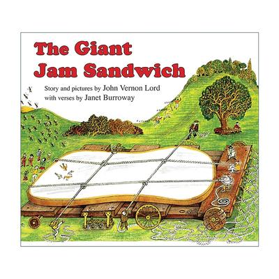 英文原版 The Giant Jam Sandwich 巨大的果酱三明治 纸板书 英文版 进口英语原版书籍