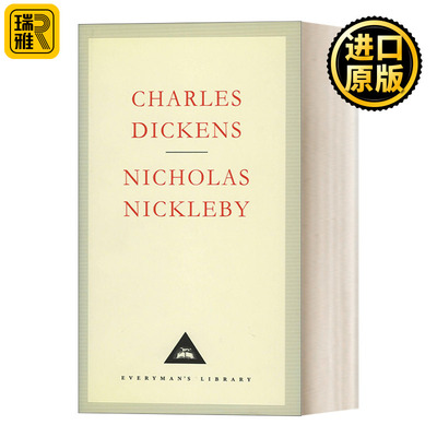 Nicholas Nickleby 尼古拉斯·尼克尔贝 查尔斯·狄更斯 Everyman精装收藏版