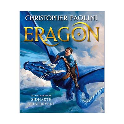英文原版 Eragon Illustrated 20th Anniversary Edition 遗产三部曲之伊拉龙 龙骑士 20周年精装全彩插画收藏版进口英语原版书籍