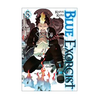 英文原版 Blue Exorcist Vol.5 青之驱魔师 日本漫画卷5 英文版 进口英语原版书籍