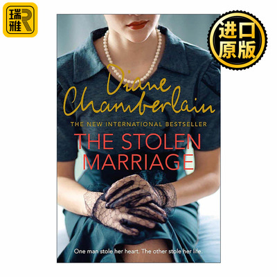 英文原版 The Stolen Marriage 被偷走的婚姻 历史心理小说  Diane Chamberlain 英文版 进口英语原版书籍