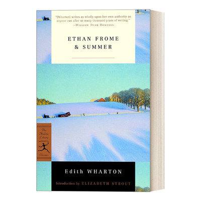 英文原版 Ethan Frome and Summer Modern Library Classics 伊登·弗洛姆 夏天 Edith Wharton伊迪丝·华顿 兰登书屋现代图书馆
