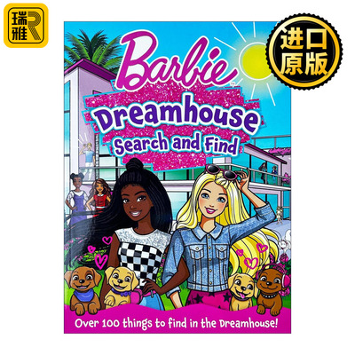 英文原版 Barbie Dreamhouse Search and Find 芭比梦幻屋 视觉大发现活动书 儿童益智读物 英文版 进口英语原版书籍