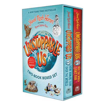 英文原版 Unstoppable Us The Two-Book Boxed Set 势不可挡的人类2册盒装套装 我们如何掌控世界 不可阻挡的我们 人类简史 儿童