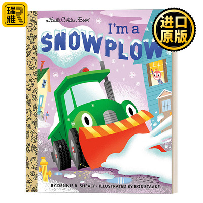 I'm a Snowplow (Little Golden Book) 我是扫雪机 兰登书屋精装小金书 英文原版儿童绘本