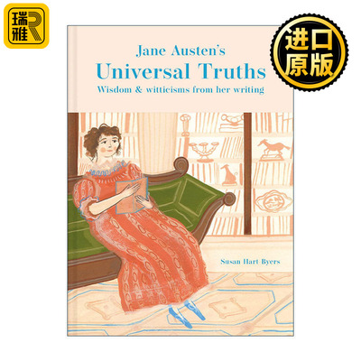 英文原版 Jane Austen's Universal Truths 简奥斯汀的普遍真理 小说中的睿智智慧 精装手绘插画 英文版 进口英语原版书籍