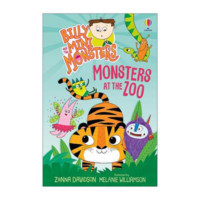 英文原版 Billy And The Mini Monsters Monsters At The Zoo 比利和迷你怪兽15 动物园里的怪兽 全彩 英文版 进口英语原版书籍
