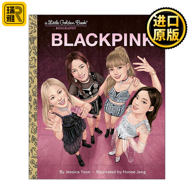英文原版 BLACKPINK A Little Golden Book Biography 粉墨 韩国女子音乐组合传记 兰登书屋精装小金书 英文版 进口英语原版书籍