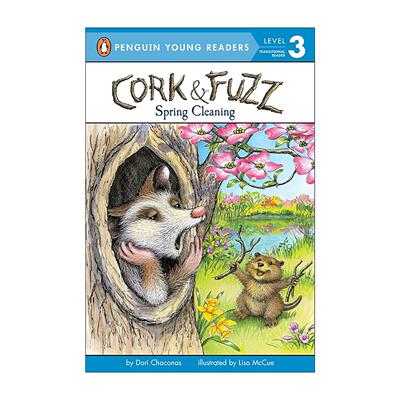 英文原版 Spring Cleaning Cork and Fuzz 10 Penguin Young Readers Level 3 科克与绒毛系列 春季大扫除 企鹅青少分级阅读3级