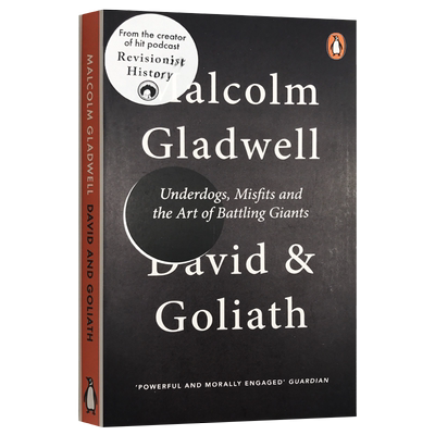 逆转 英文原版 David and Goliath 弱者如何找到优势 反败为胜 弱点与能力 格拉德威尔Malcolm Gladwell 异类Outliers作者进口书籍