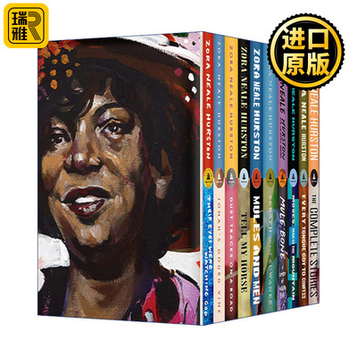 Zora Neale Hurston Boxed Set 美国黑人作家 佐拉尼尔赫斯顿文学作品集10册盒装 他们眼望上苍