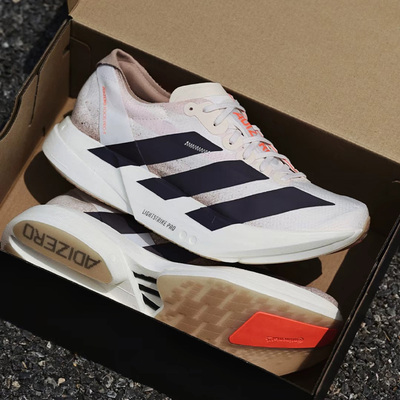 AdizeroAdiosPro4粉白色