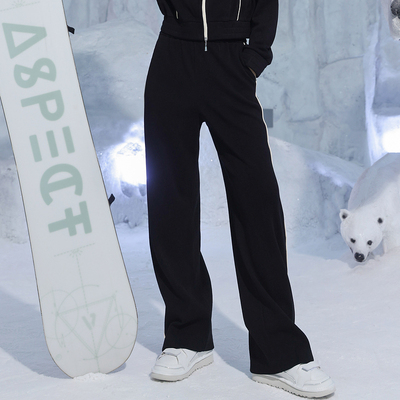 中腰百搭婉甸长裤休闲裤