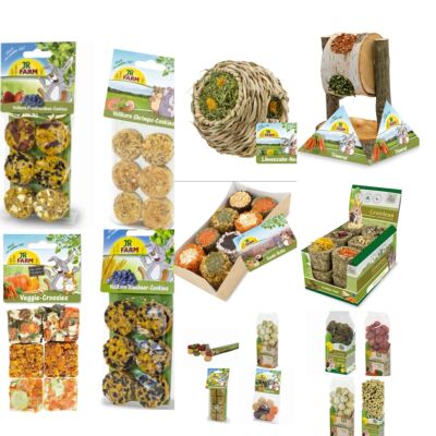 德国现货满28包邮JR farm系零食仓鼠金丝熊兔子豚鼠磨牙健康零食