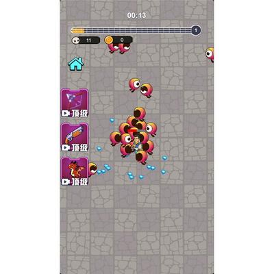 cocos creator小游戏源码  割草类-射击特工队