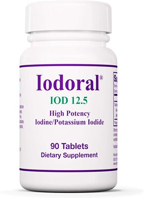 美国代购Optimox Iodoral 12.5 mg – Iodine Supplements for Th
