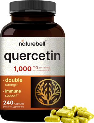 美国代购NatureBell Quercetin 1000mg Per Serving | 240 Capsul
