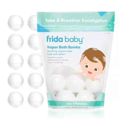 美国代购Frida Baby Natural Vapor Bath Bombs10a