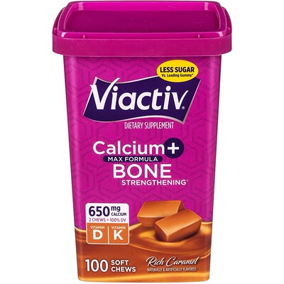 美国代购Viactiv Calcium VitaminD3 Supplement Soft Chews