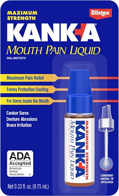 美国代购Kank-A Mouth  Liquid, Maximum Strength, 0.33 Fl Oz