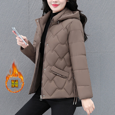 明星同款小个子妈妈装羽绒棉服新款小棉袄洋气外套中老年人女棉衣