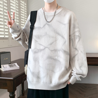 明星同款新款毛衣男高中初中学生针织打底衫青少年大童保暖内搭上