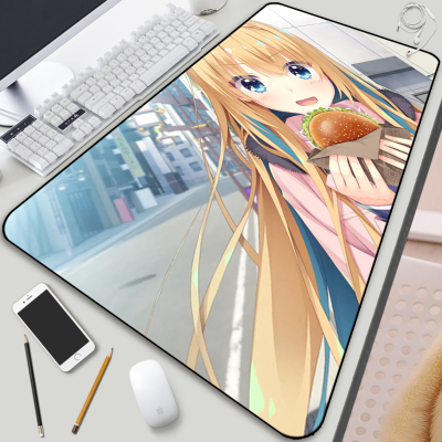 柚子社二次元超大键帽周边鼠标垫