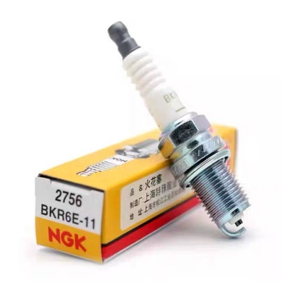 NGK 2756火花塞BKR6E-11适配飞度凯越乐风天语比亚迪F3G3捷达小方