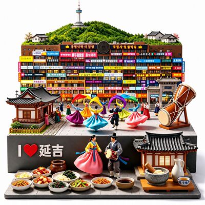 吉林长春延吉网红墙金属冰箱贴立体浮雕磁贴旅游纪念品文创伴手礼