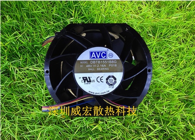 原装AVC DBTD1551B8G 48V 2.16A 大风量 四线pwm 17251 金属风扇