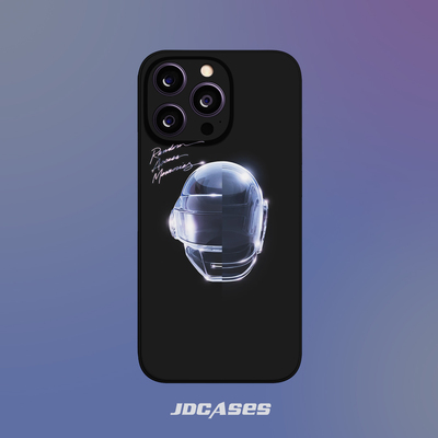 daft punk蠢朋克乐队 17promax手机壳小众菲林壳防摔苹果16全包软壳安卓