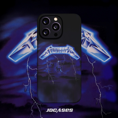 metallica金属乐队 17promax手机壳小众菲林壳防摔苹果16全包软壳安卓