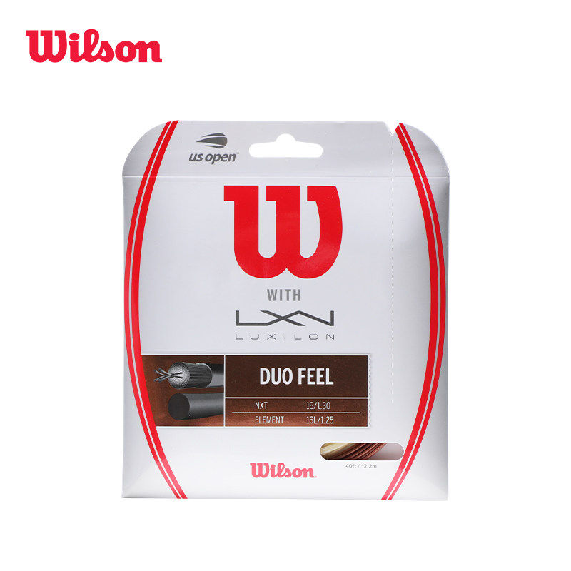 Wilson威尔胜网球线DUO FEEL子母线聚酯线+仿肠线组合线弹力耐用