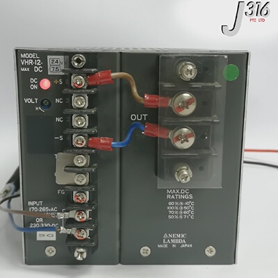 17169 NEMICLAMBDA PS 24V 7.5A INPUT 170265VAC 47440HZ 230330