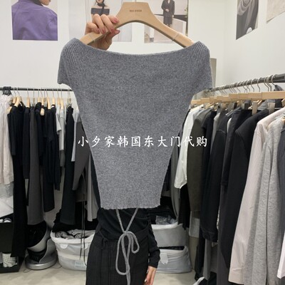 一件包邮 小夕韩国东大门代购RECOVER26秋季女装新款时尚针织衫