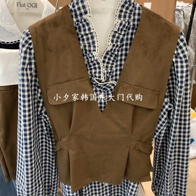 一件包邮 小夕韩国东大门代购FLAT OGI 26秋季女装时尚吊带背心