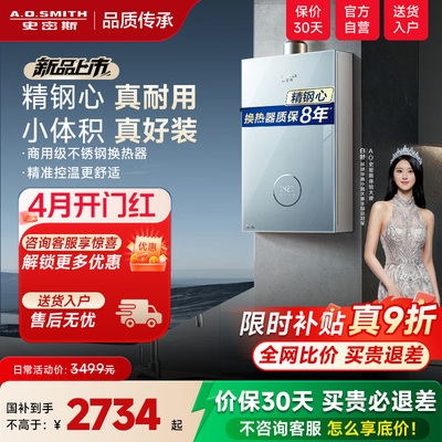 AO史密斯佳尼特燃气热水器13升/16升TCS5/EC3