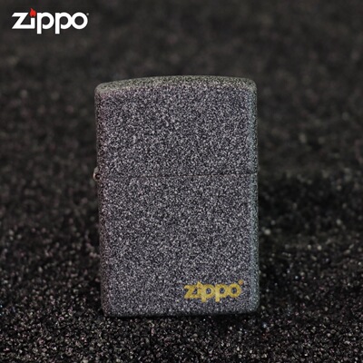 原装正品Zippo打火机 211磨砂铁石心肠 铁沙石灰裂漆煤油打火机