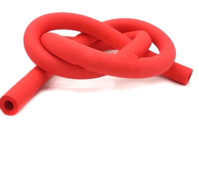 富瑞格橡塑保温管红色 15019×2m钢管防撞保护管套泡沫护套海绵管