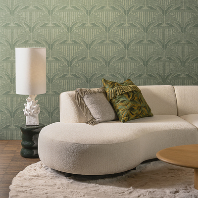 ARTE原装进口壁纸 Agra 植物花卉现代卧室仿亚麻沙发电视背景墙纸