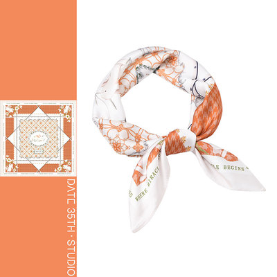 朗姆红茶原创设计方巾