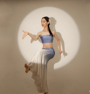 傣族鱼尾裙舞蹈裙孔雀舞