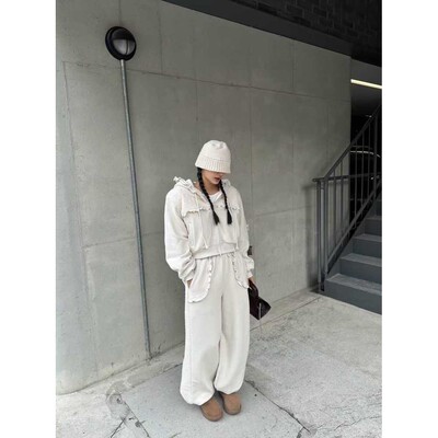 九1120韩国东大门休闲长裤区BAMBOLINA-8705706浪漫秋季修身通勤