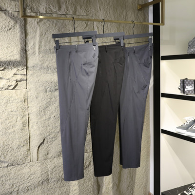 2024春夏季新款城市户外三防休闲裤男弹力透气速干轻薄长裤潮9095