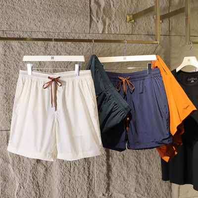 2025夏季新款男户外运动跑步健身透气速干五分裤旅行沙滩短裤1045